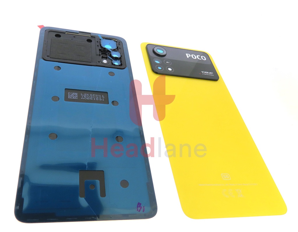 Xiaomi Poco X4 Pro 5G Back / Battery Cover - Yellow - 5600060K6P00